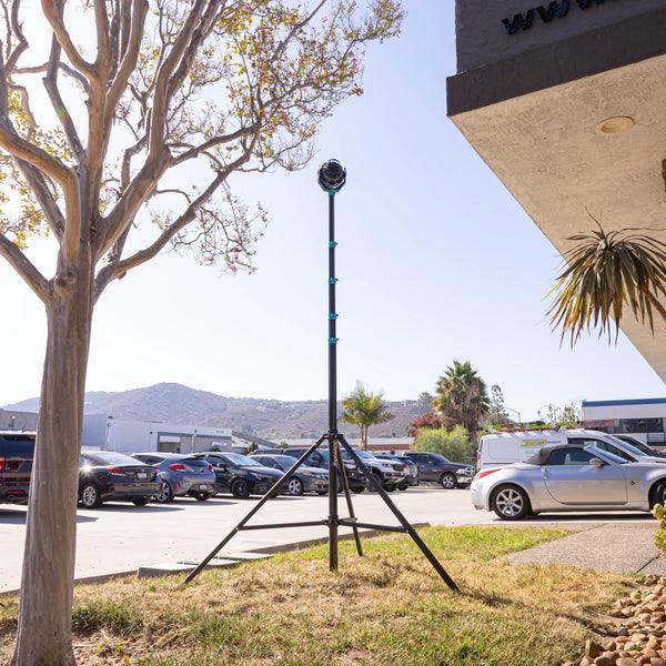 SkyPod™ Portable 25ft Carbon Fiber Camera Mast with Tripod – For Live – Dotworkz