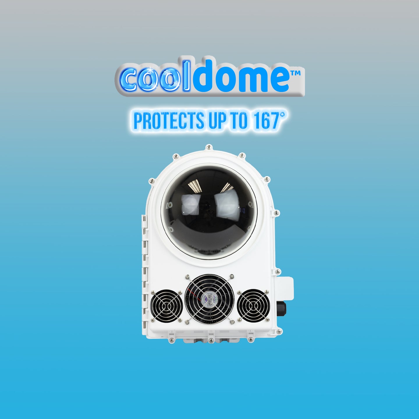 CoolDome - PTZ / Static / Fixed / CCTV Security Outdoor Camera Housing / Enclosure - Dotworkz